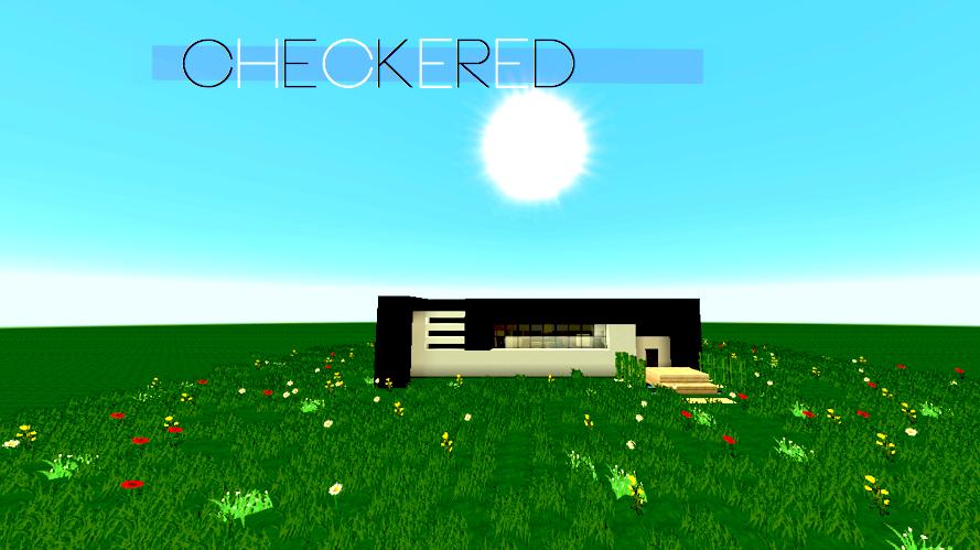 Checkered - A Modern House Minecraft Map