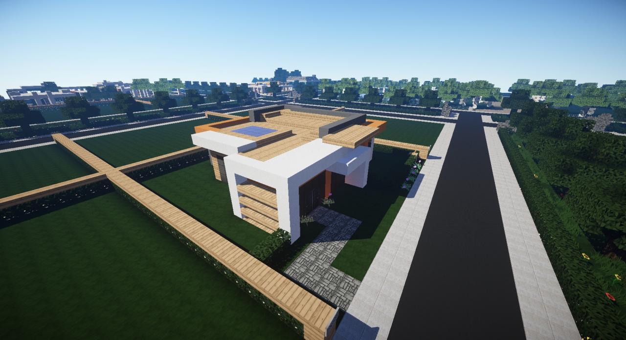 Modern Style House Minecraft Map