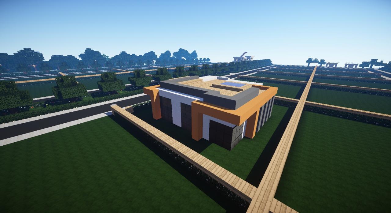 Modern Style House Minecraft Map