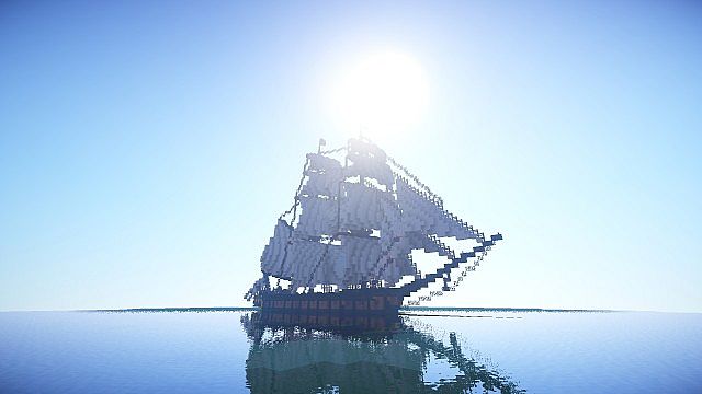 HMS Scones British ship Minecraft Map