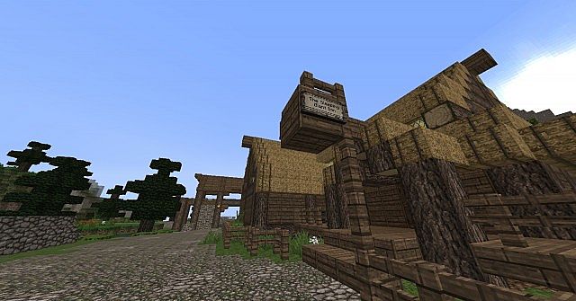 The Elder Scrolls V: Skyrim - Whiterun Hold Minecraft Map