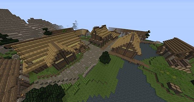 The Elder Scrolls V: Skyrim - Whiterun Hold Minecraft Map