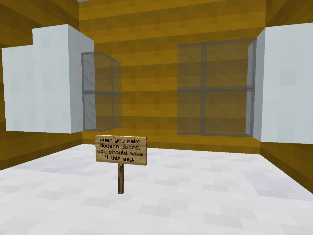 How to use SNOW for MODERN buildings Minecraft Map