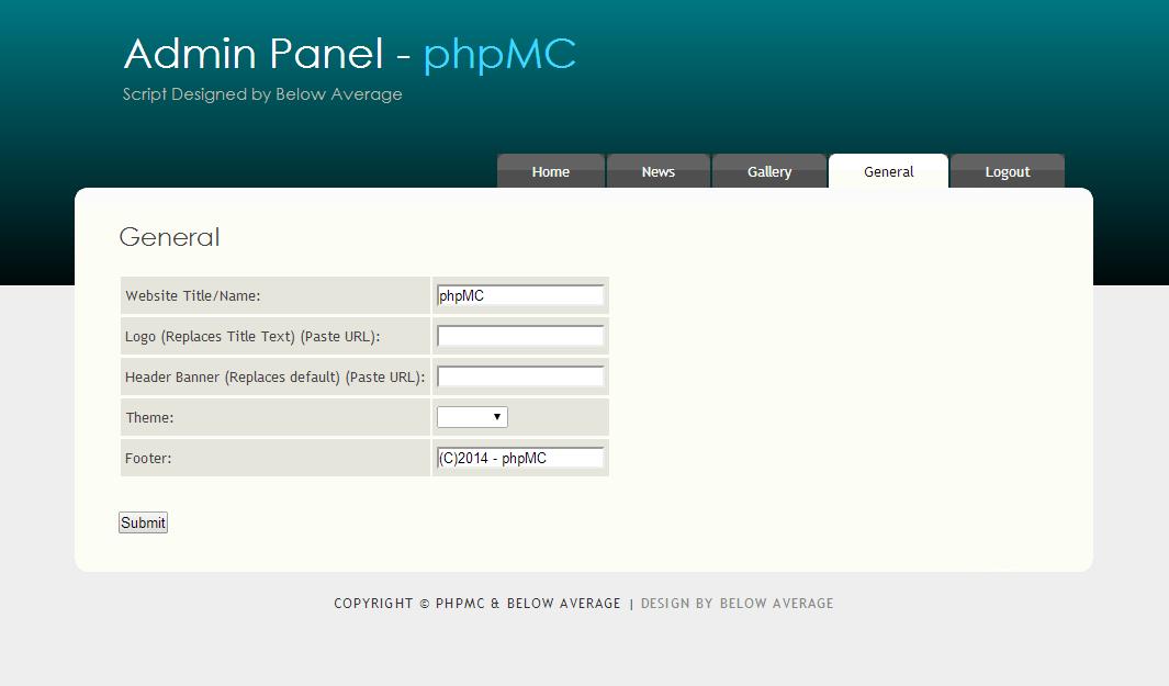 phpMC - Custom Minecraft Website Script Minecraft Mod
