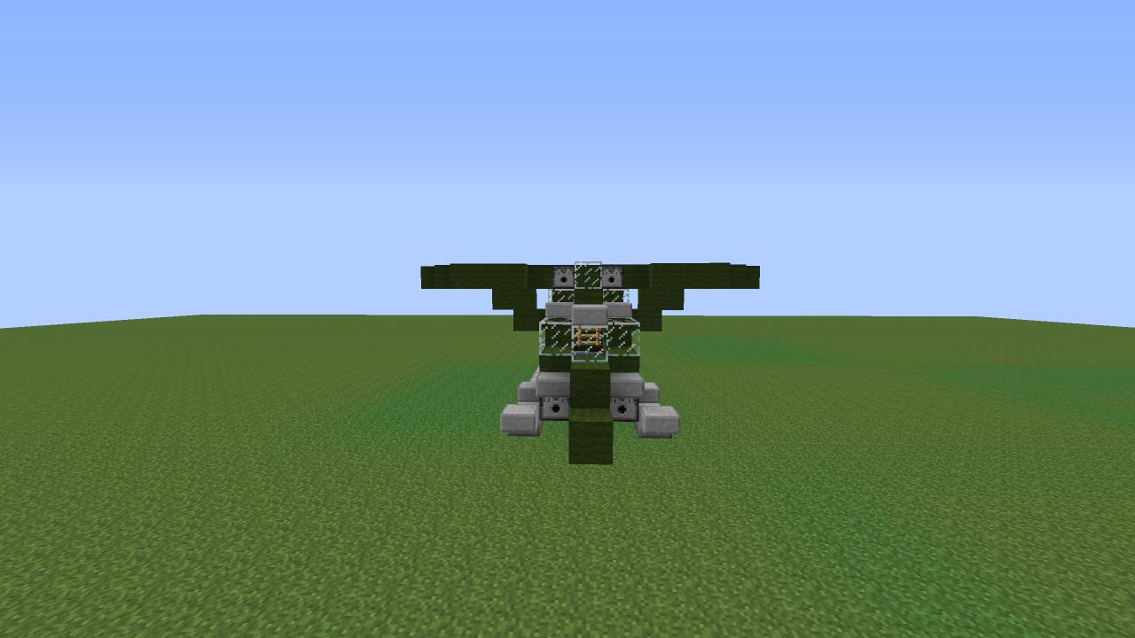 EL14 Duel Blade Military Chopper Minecraft Map