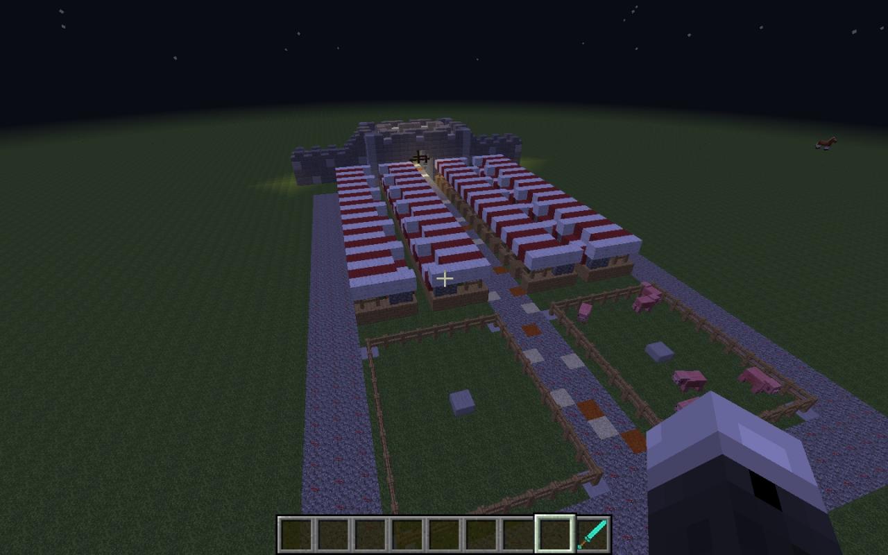 Cozy Outdoor Market Minecraft Map