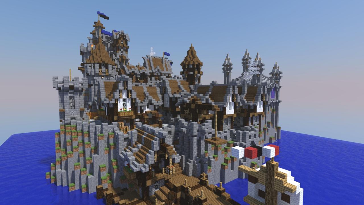 Small Island Town Minecraft Map