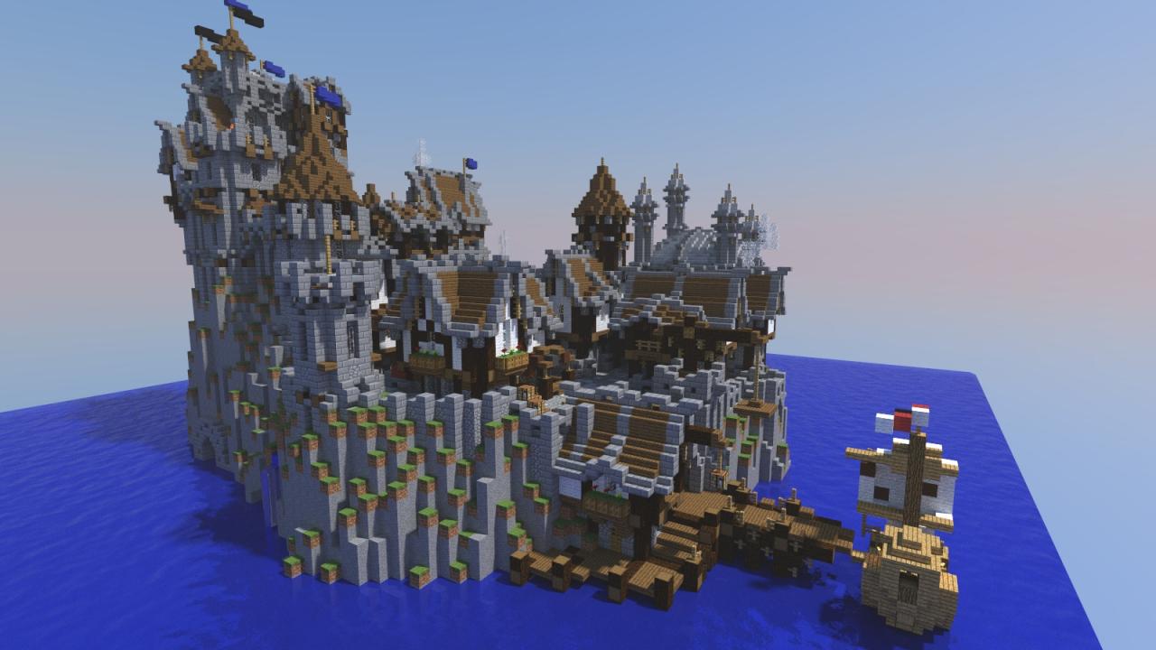 Small Island Town Minecraft Map