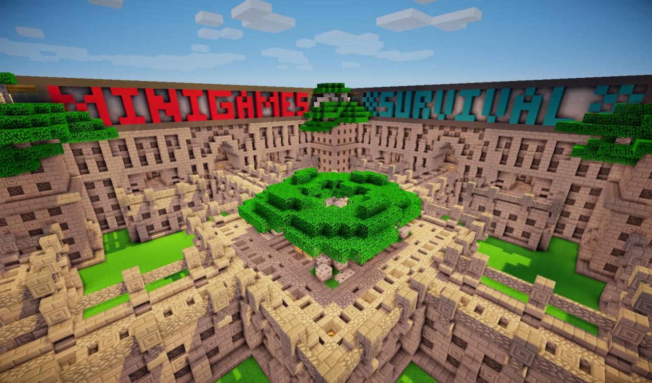 Minecraft Server Hub Spawn Minecraft Map