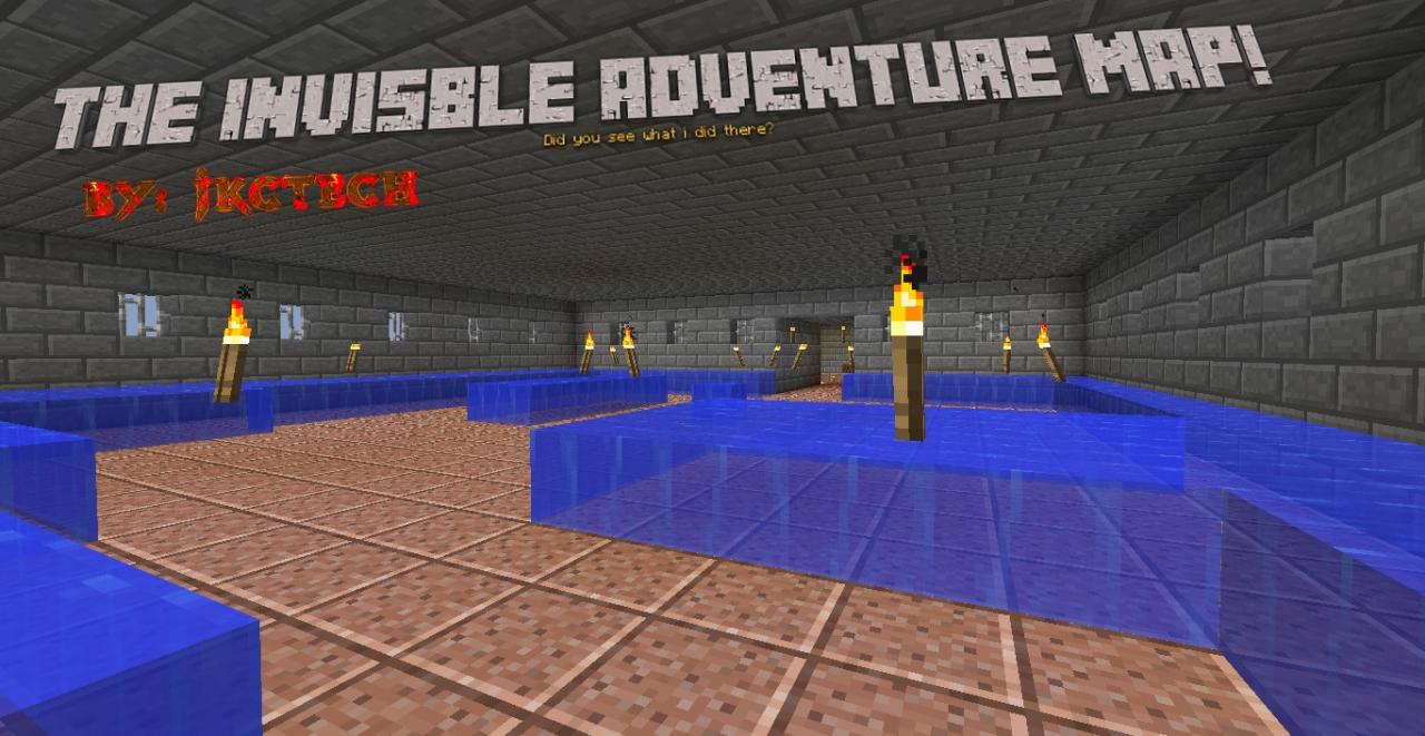 The INVISIBLE adventure map! Minecraft Map