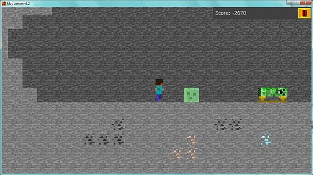 Mob Jumper v1.23 | NEW 2D JAVA GAME! Minecraft Mod