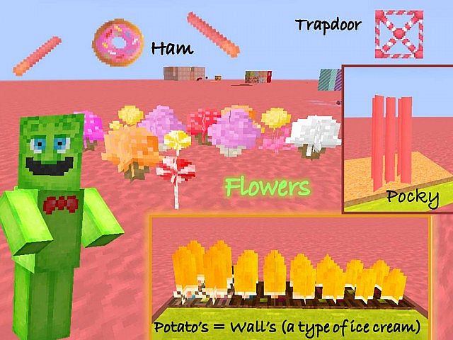 Sugarpack [1.14] Enjoy Candyland! Minecraft Texture Pack