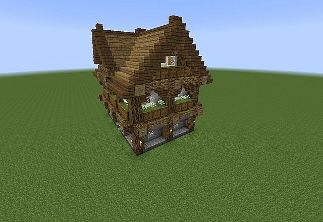 Simple Medieval House Minecraft Map