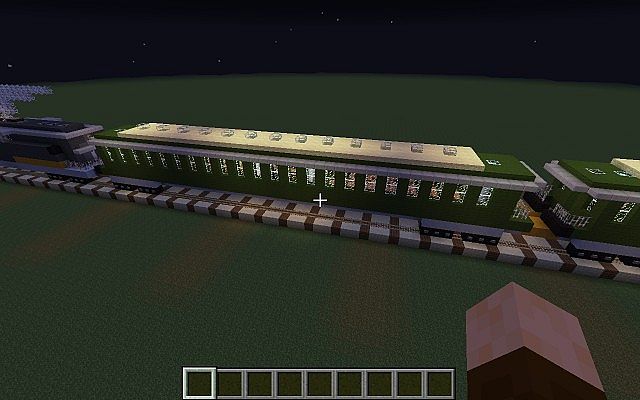 Rail Road 5 car TRAIN Minecraft Map