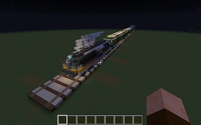 Rail Road 5 car TRAIN Minecraft Map