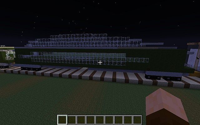 Rail Road 5 car TRAIN Minecraft Map