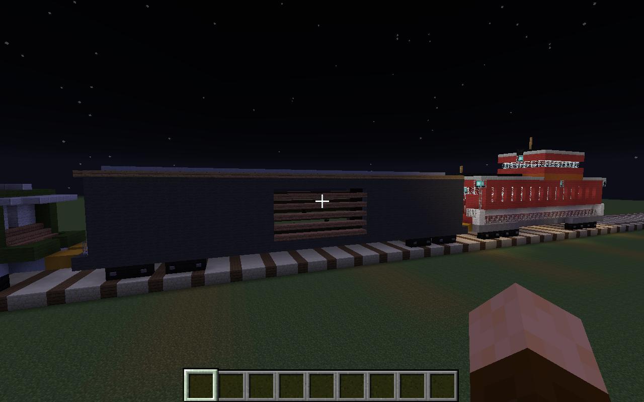 Rail Road 5 car TRAIN Minecraft Map