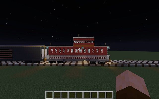 Rail Road 5 car TRAIN Minecraft Map