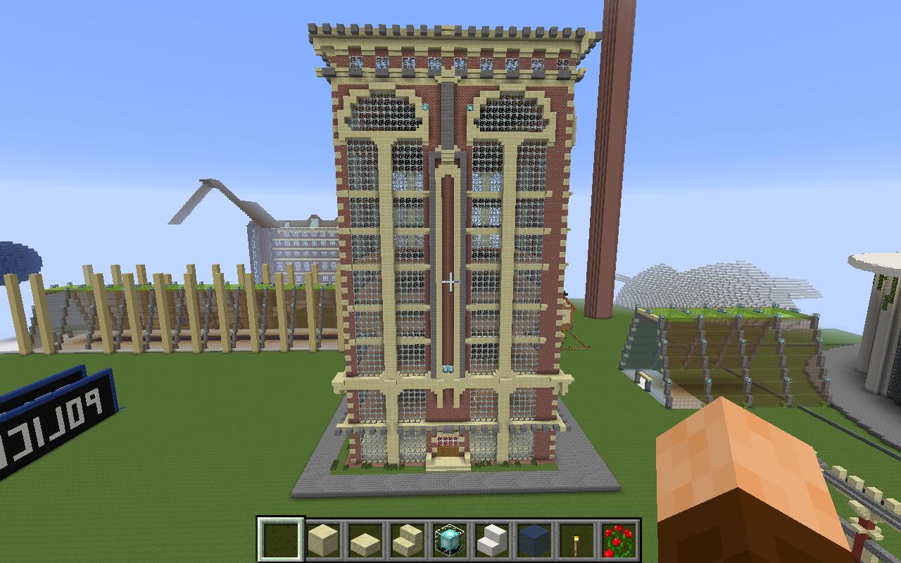 Old brick building Minecraft Map