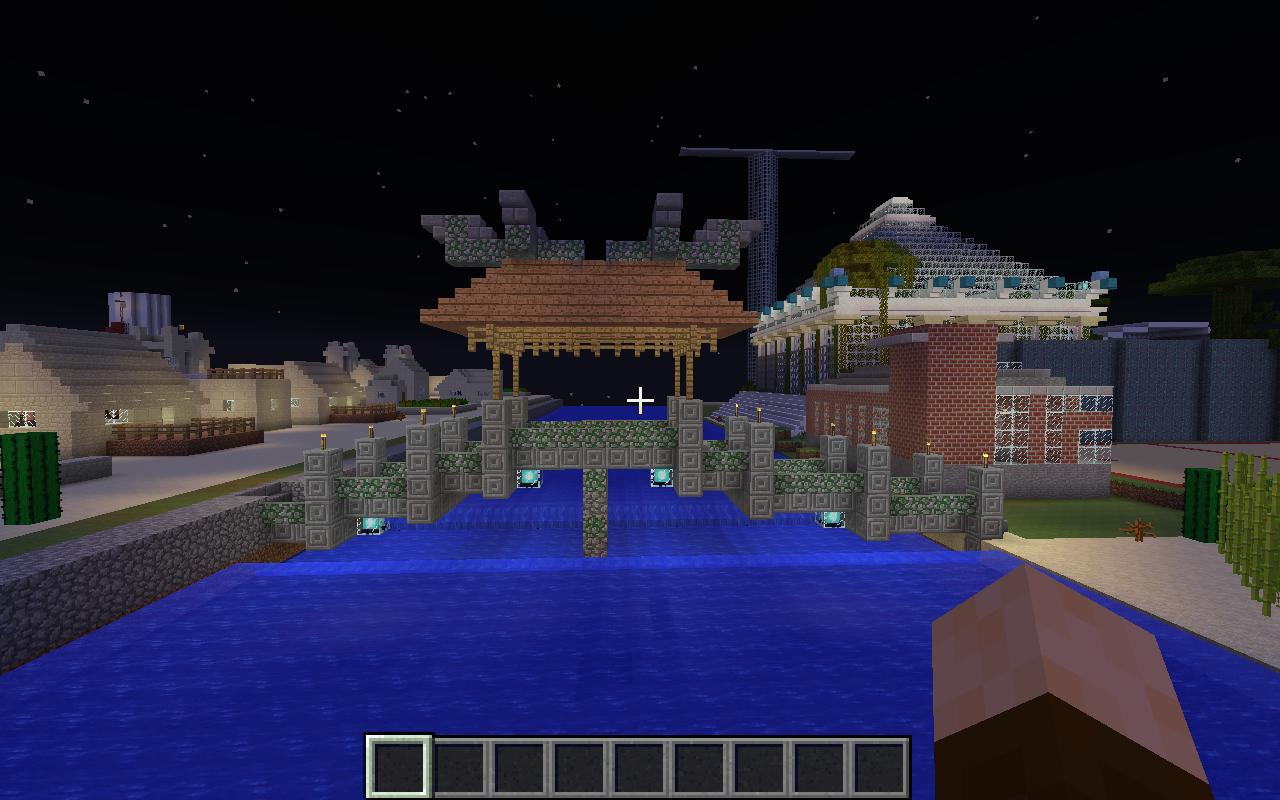 Small asian bridge Minecraft Map
