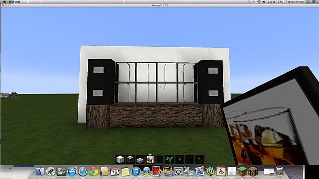 Came up with a new tv stand Minecraft Map