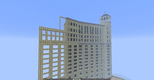Las Vegas Strip 1:1 Scale Minecraft Map