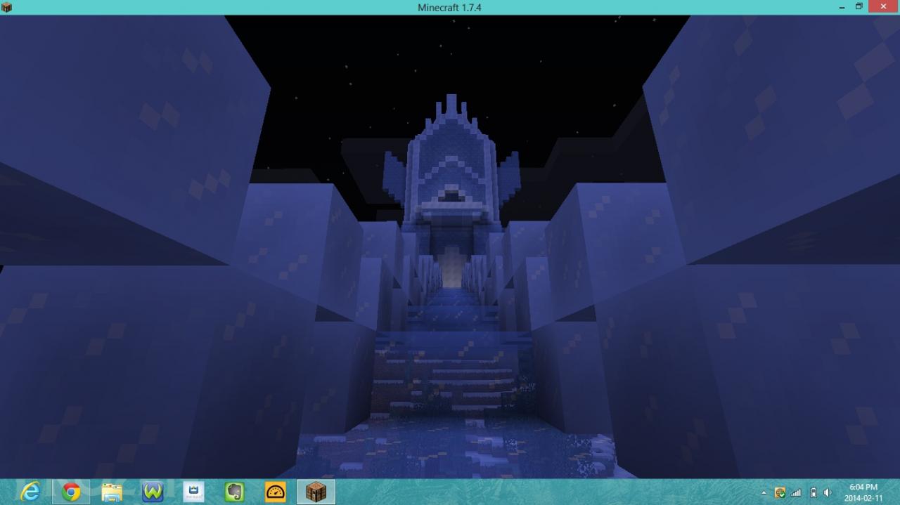 Elsa's Castle Minecraft Map