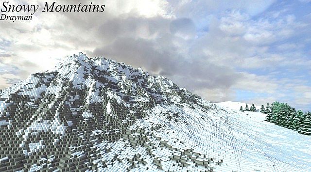 Snowy Mountains Minecraft Map