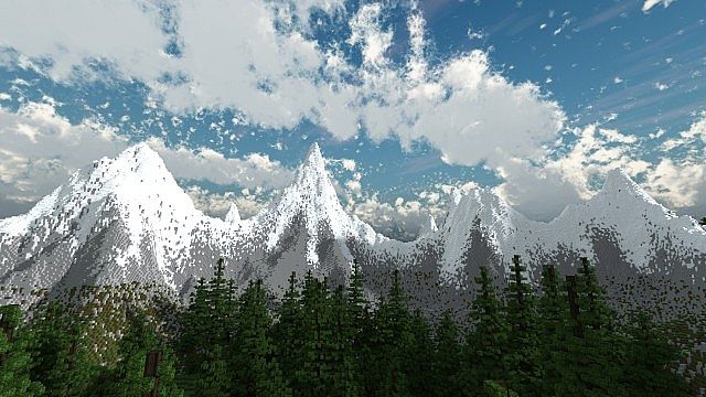 Swiss Alpine Landscape Minecraft Map
