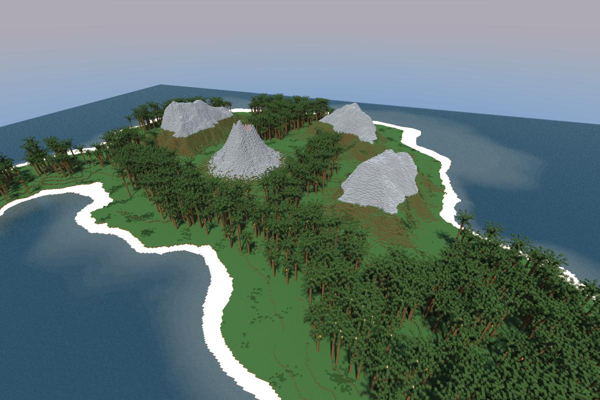 Tropical Island Minecraft Map