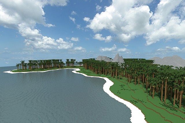Tropical Island Minecraft Map