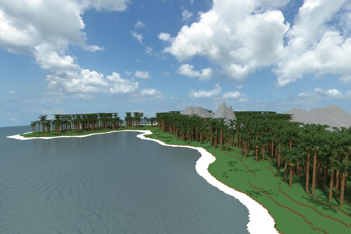 Tropical Island Minecraft Map