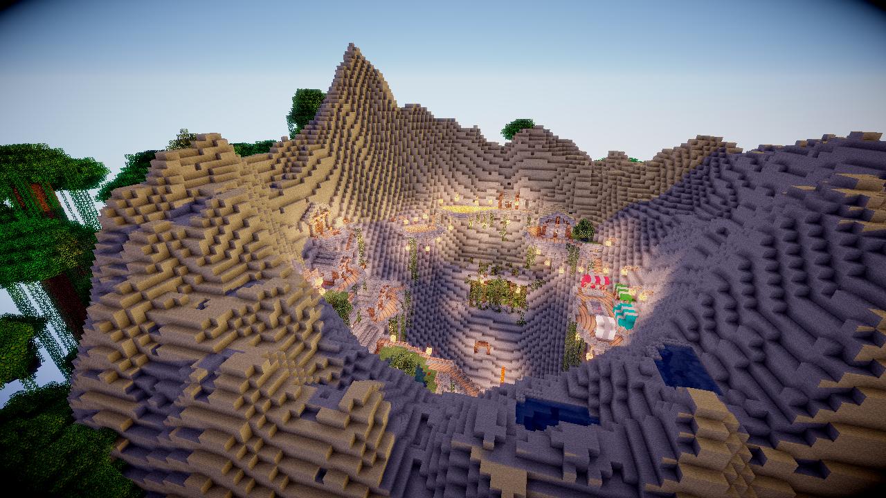 Tukuru Island - Volcano's Town Minecraft Map