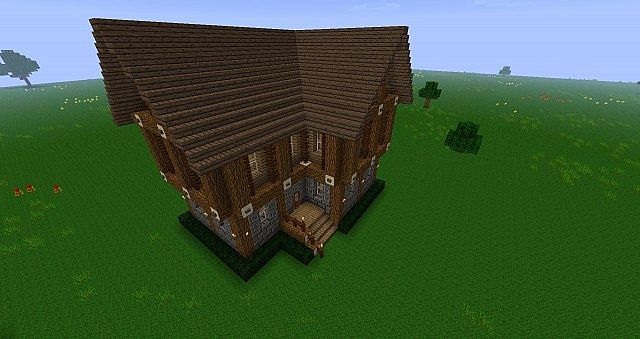 Two Story Large House Minecraft Map