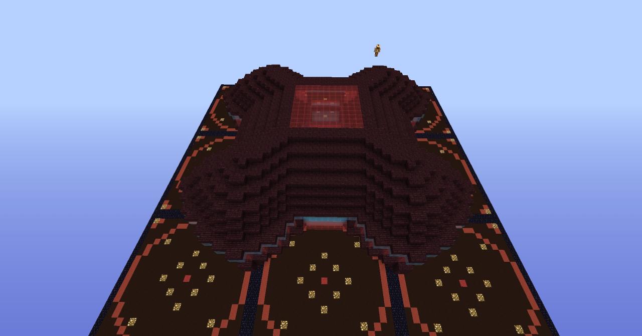Blank Netherbrick Spawn Area Minecraft Map
