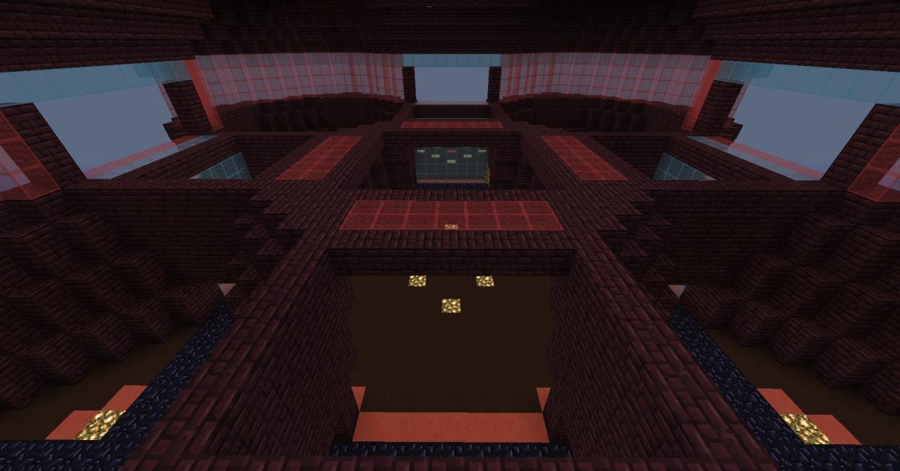 Blank Netherbrick Spawn Area Minecraft Map