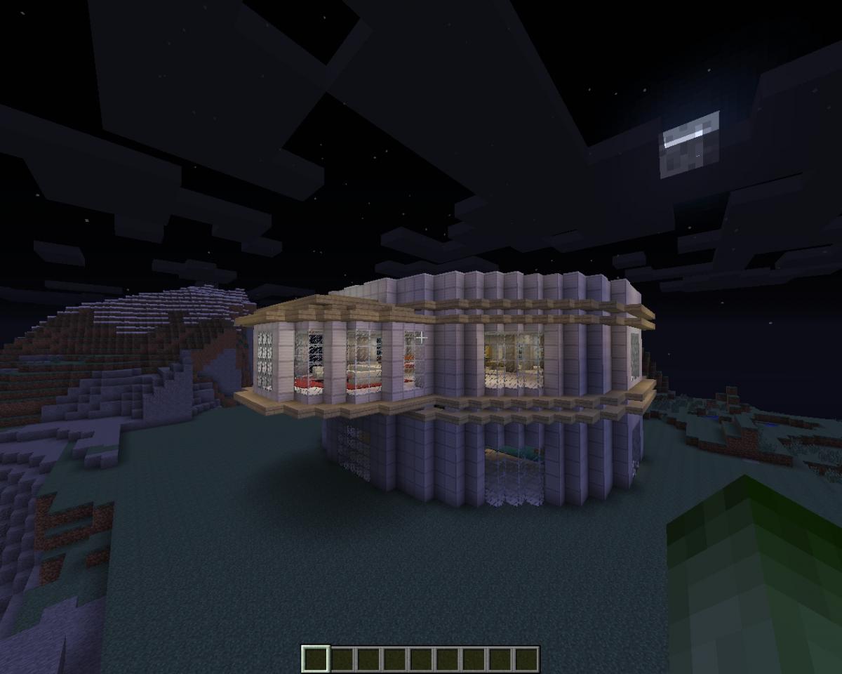 Modern Round House Minecraft Map