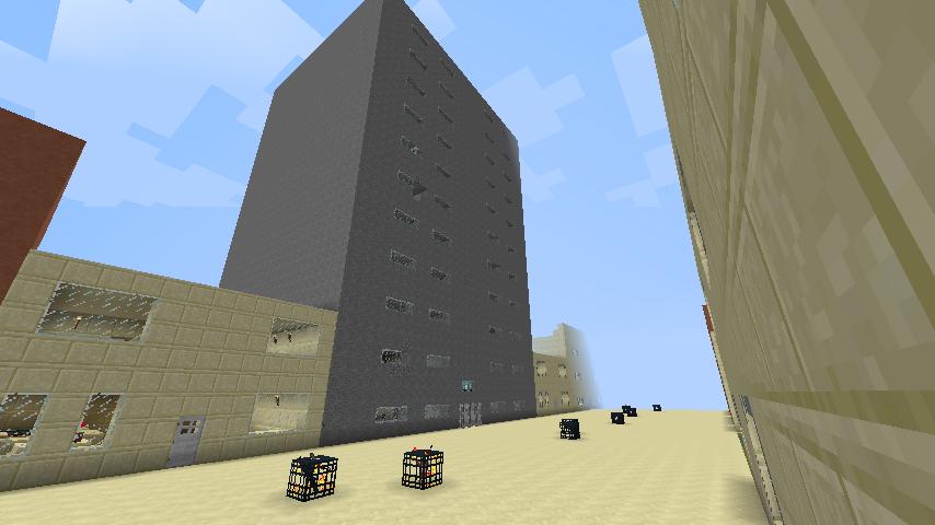 Battle in the building Minecraft Map