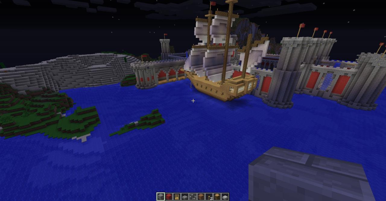 Castle Water Kingdom Minecraft Map