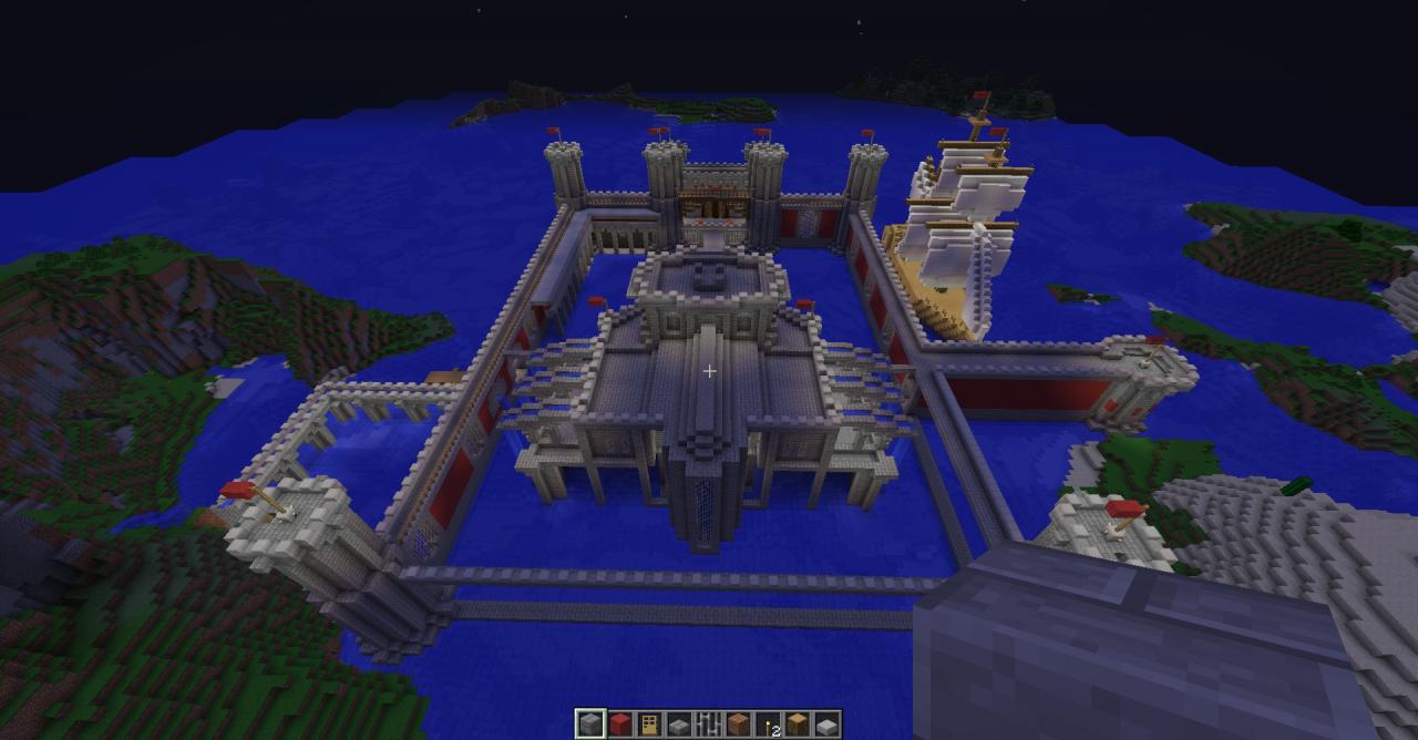 Castle Water Kingdom Minecraft Map
