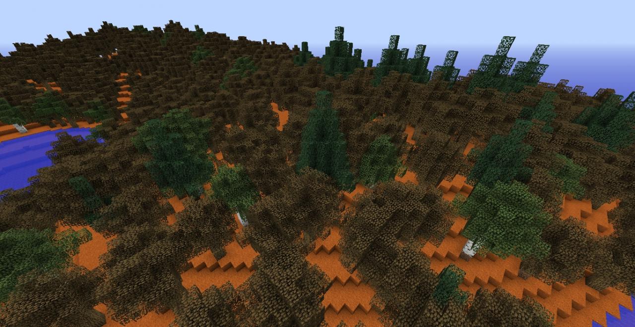 The Desert Forests of The Miscellanious Minecraft Map Minecraft Map