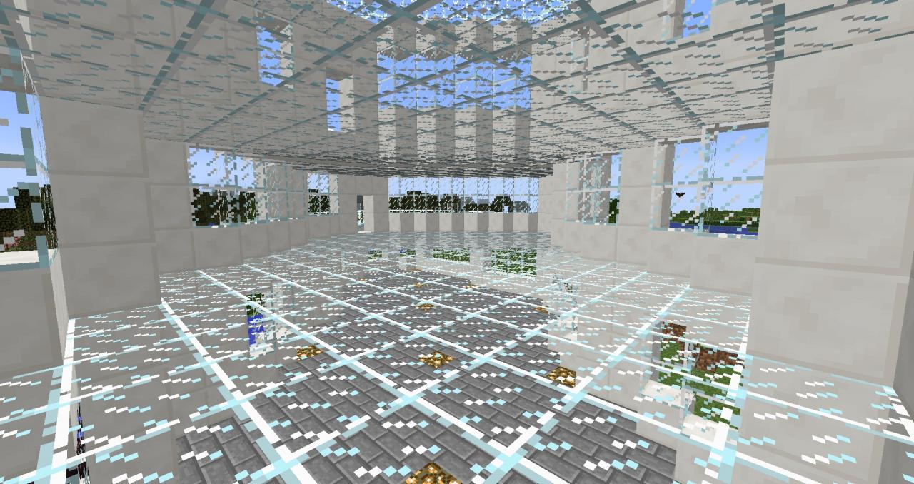 Hyper Modern House (Furnish it self) Minecraft Map