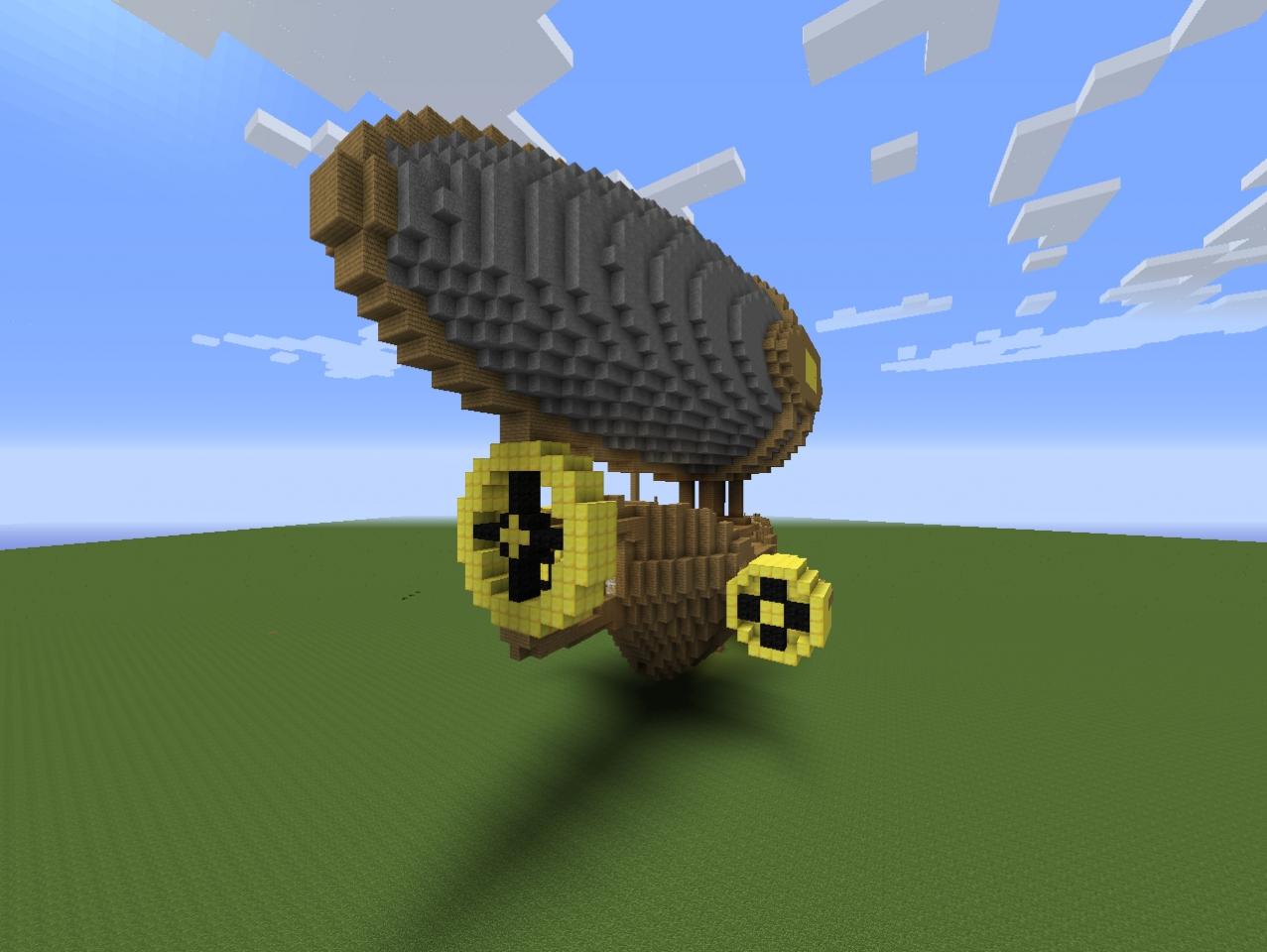 Zeppelin "Steampunk" Airship Minecraft Map
