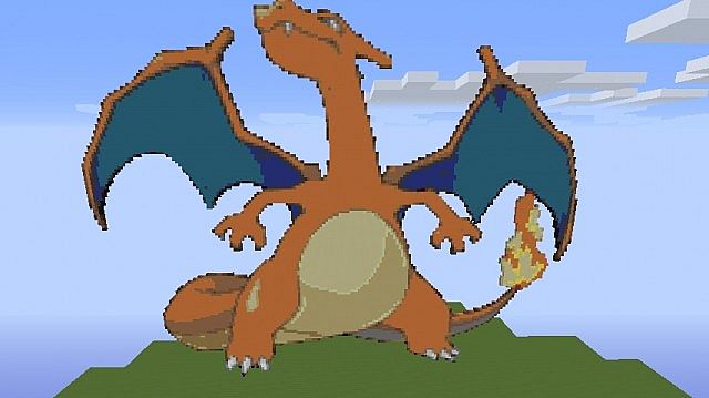 Charizard Minecraft Map