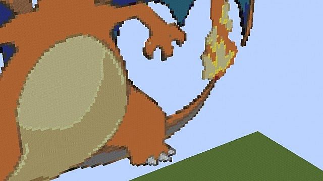 Charizard Minecraft Map