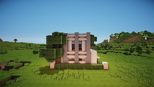 12x12 Modern House ~DOWNLOAD~ Minecraft Map