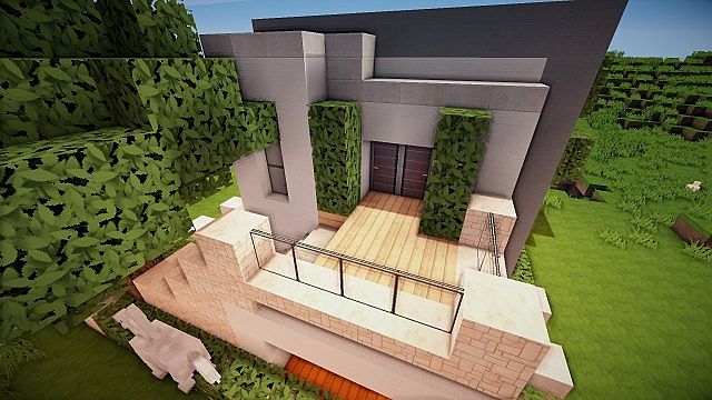 12x12 Modern House ~DOWNLOAD~ Minecraft Map