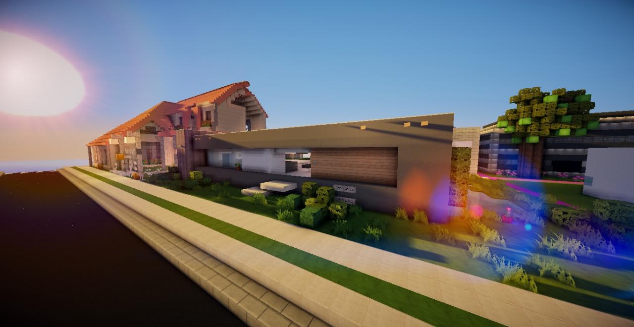 FLOW || Modern House Minecraft Map