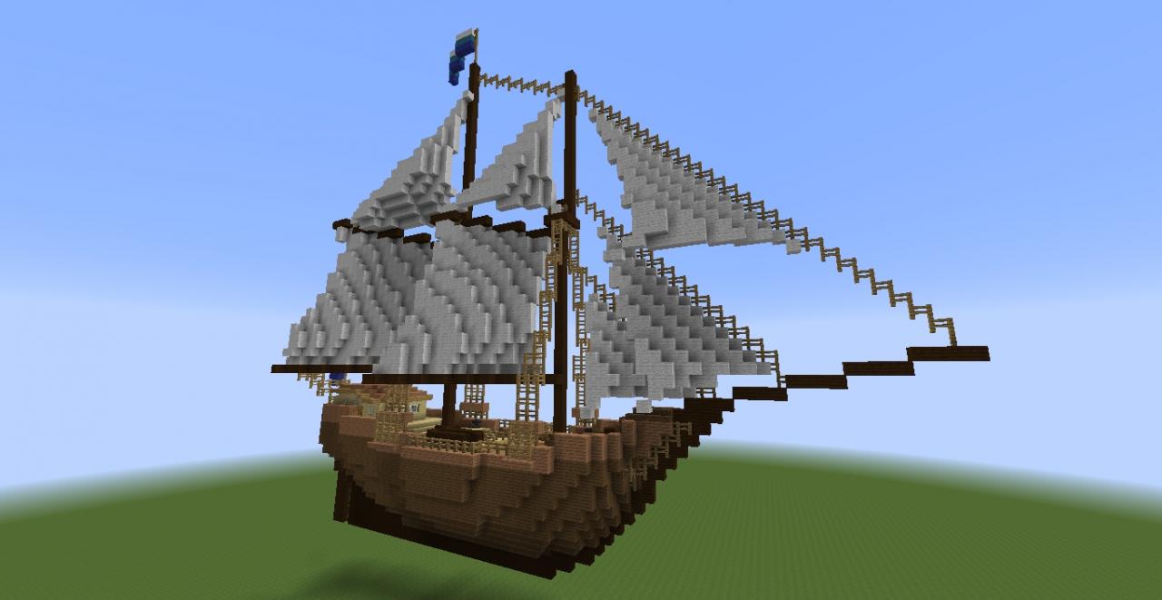 SMBminecraft Schooner Minecraft Map