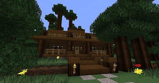 Rustic House Building Contest Minecraft Map